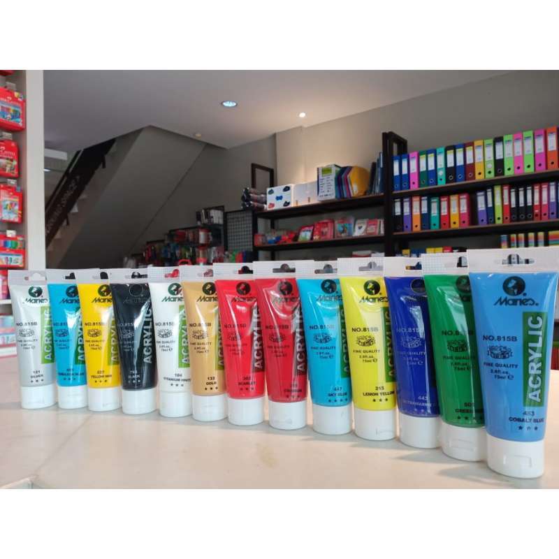 Promo Maries Acrylic Colour 75ml / Cat Acrylic Maries /cat Akrilik ...