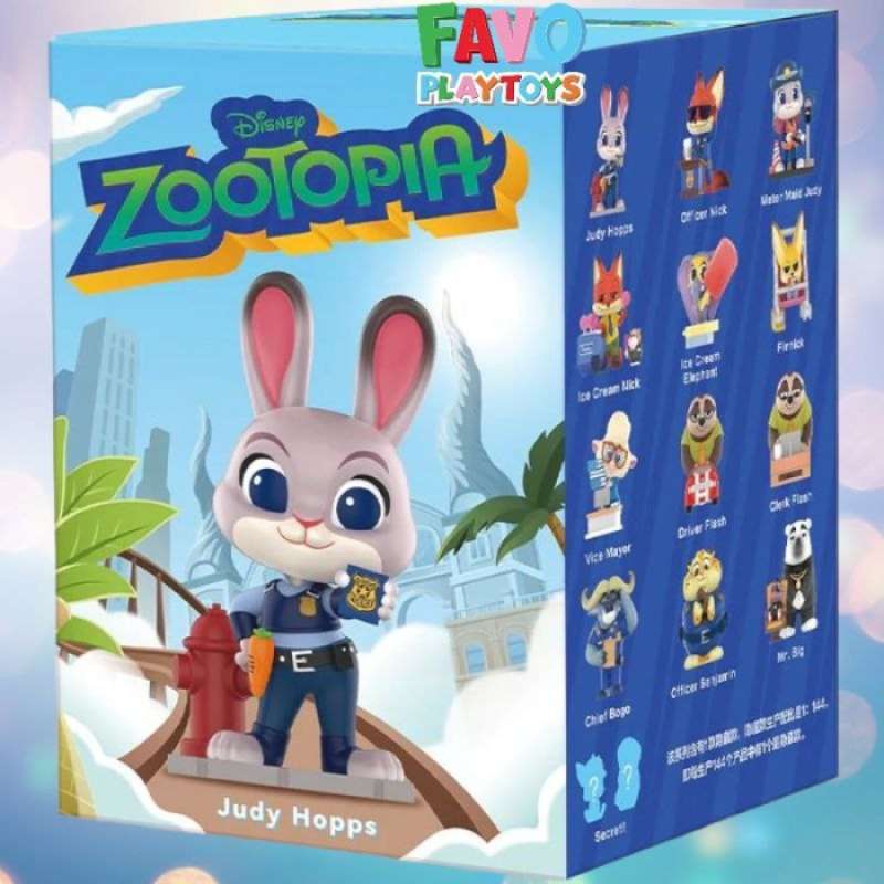 Promo POP MART Disney - Zootopia Series Blindbox Figure Set Diskon 23% ...