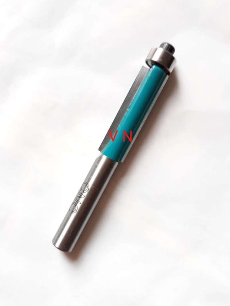 Jual Mata Profil/router Bits/laminate Flush Trimming Bit Lurus 8mm Roda ...