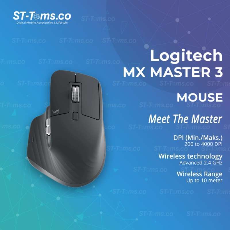 Jual Logitech Mx Master 3 Wireless Mouse - Multicolor di Seller GOLD ...