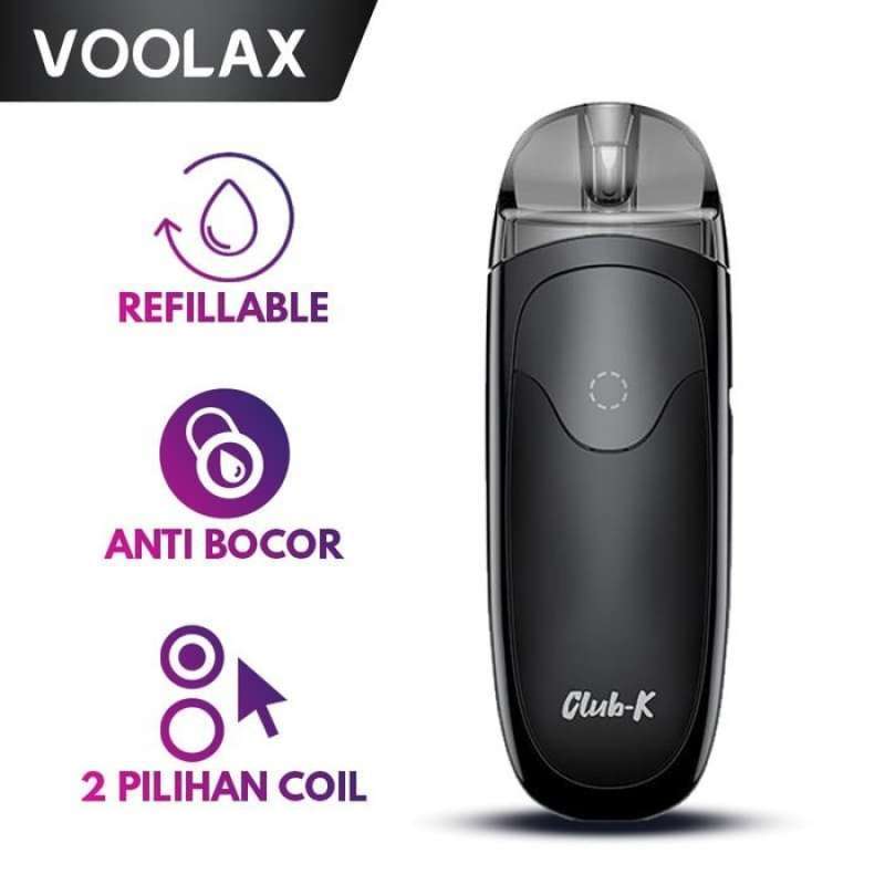 Promo VOOLAX Vape Club-K kit Rokok Elektrik Original Resmi - Hitam ...