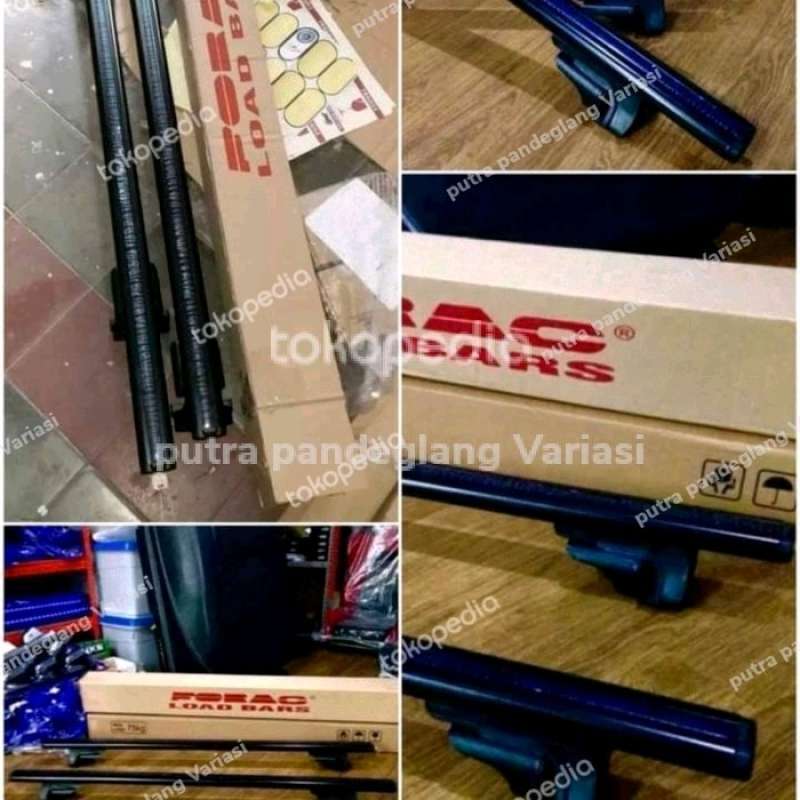 Promo Cross Bar Rack Bagasi Atas Kaki Jepit Roof Rail Ko Segala Mobil ...