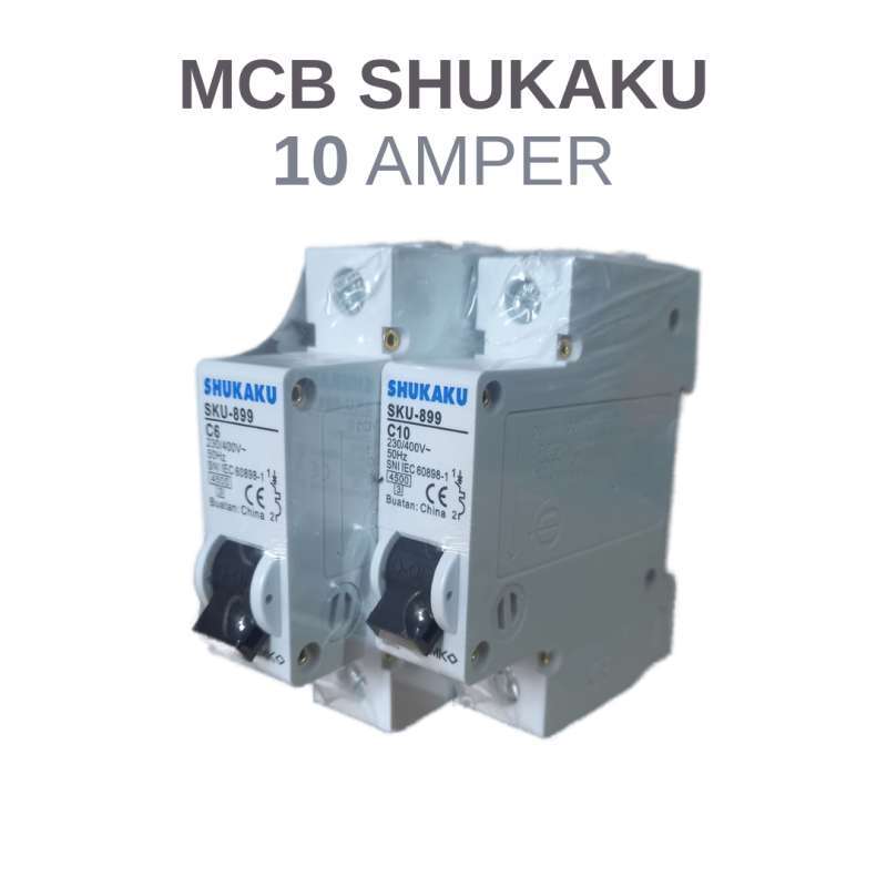 Promo Mcb 10a Shukaku Mcb 10 Ampere Saklar Listrik 1 Phase Mcb Shukaku ...
