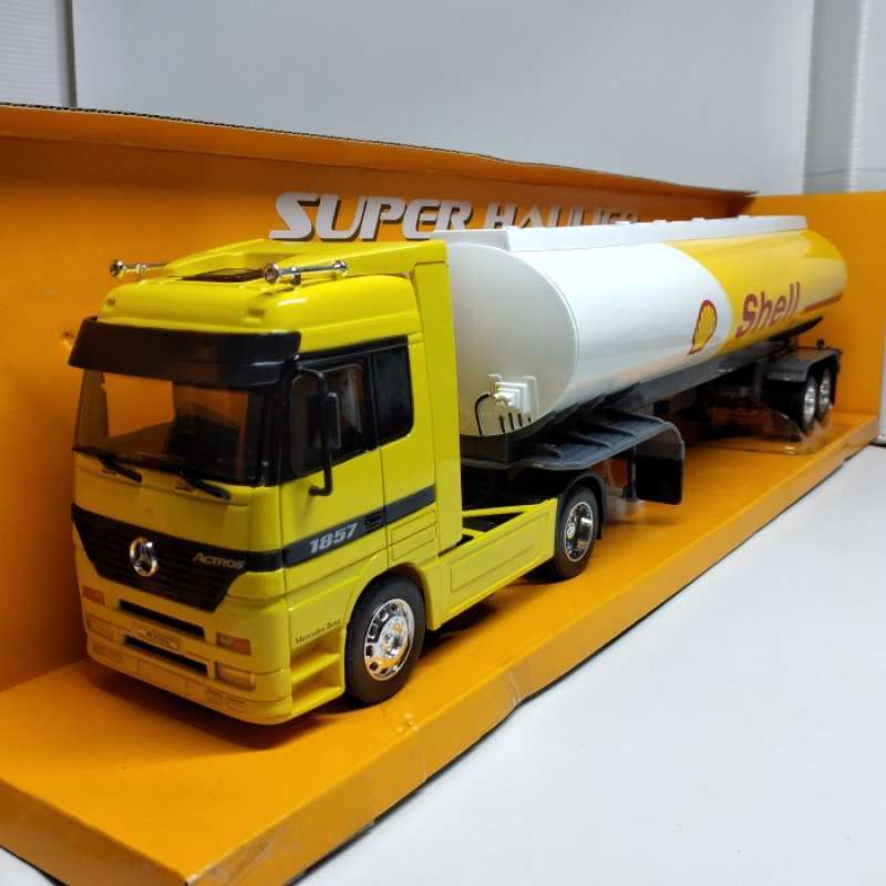 Promo Diecast Truk Tangki Bbm Shell Mercedes-Benz Actros Welly Sh 1:32 ...