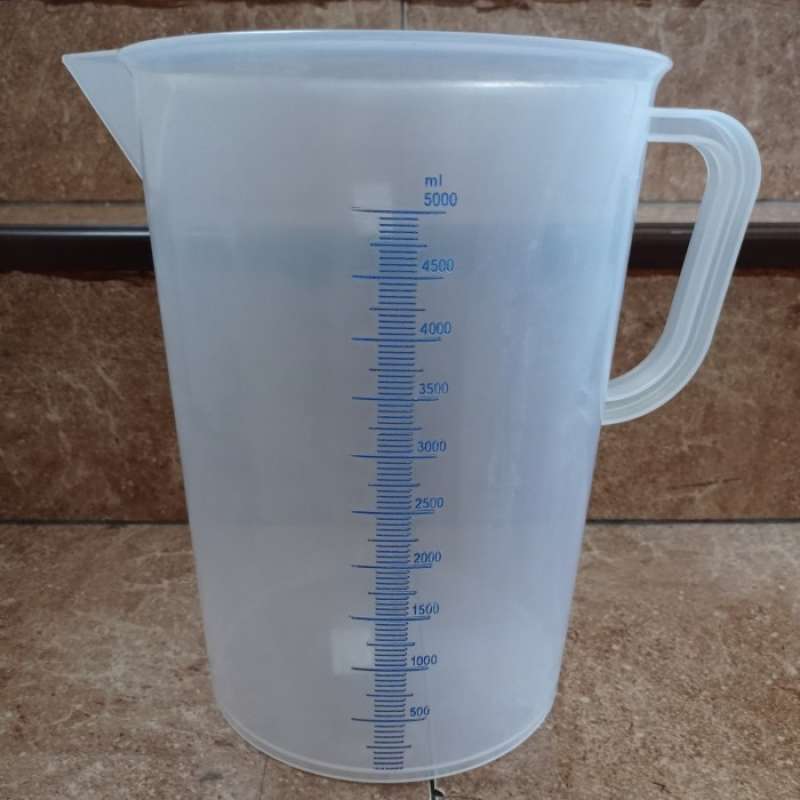 Promo Gelas Ukur 5000 Ml / Gelas Takar 5 Liter / Takeran 5 Lt Diskon 17% di Seller Honey Living ...