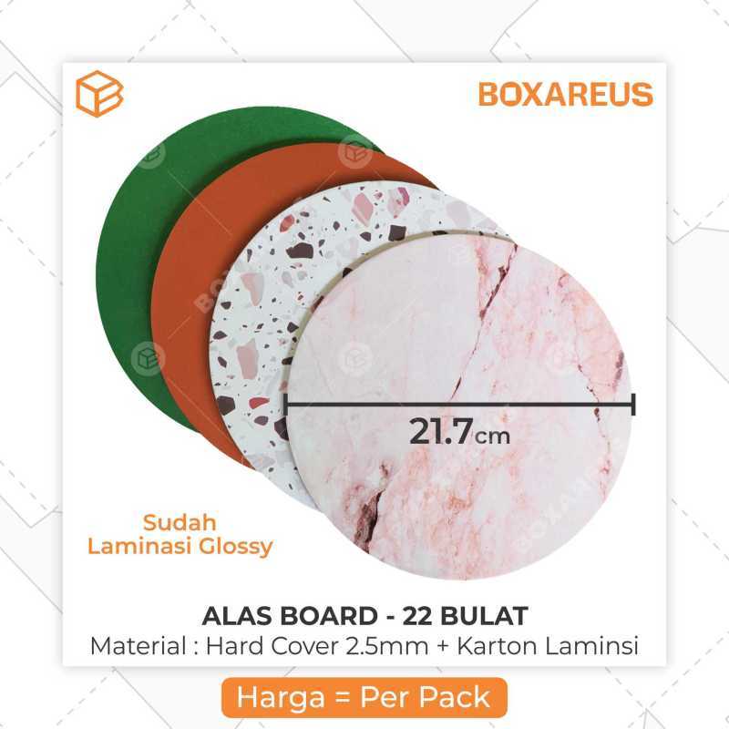 Jual Cake Board 22cm / Alas Kue / Tatakan Kue - Ab 22 Bulat Di Seller ...