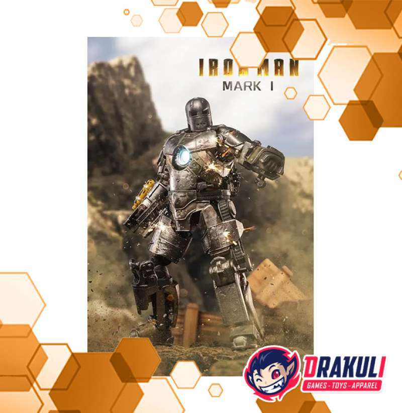 Jual ZD Toys Iron Man 1/10 - Iron Man Mark 1 / Mark I with LED. di ...