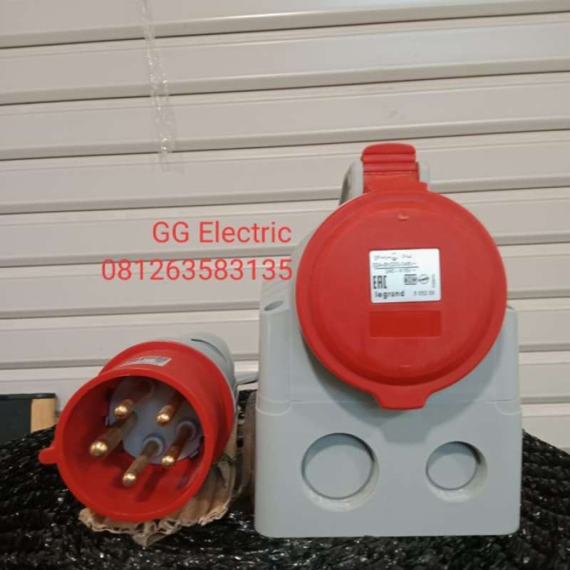 Promo Surface Mounting 5 pin 3P+N+E 32A Legrand socket+plug - Multicolor Multivariasi Diskon 23% ...
