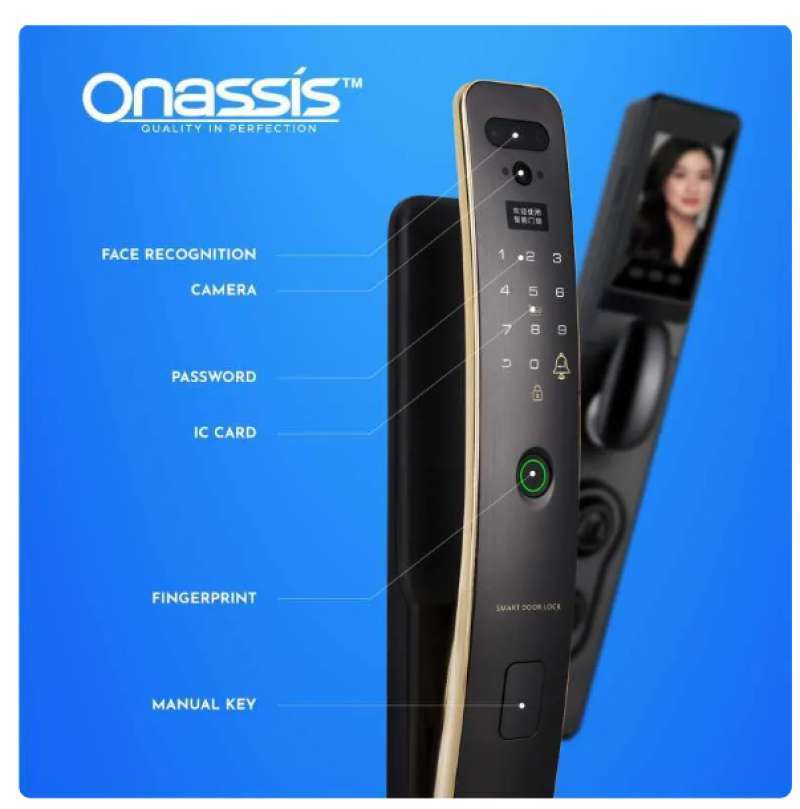 Jual ONASSIS SMART LOCK X6 PRO 3D di Seller NUHARNOL - Pademangan Timur ...