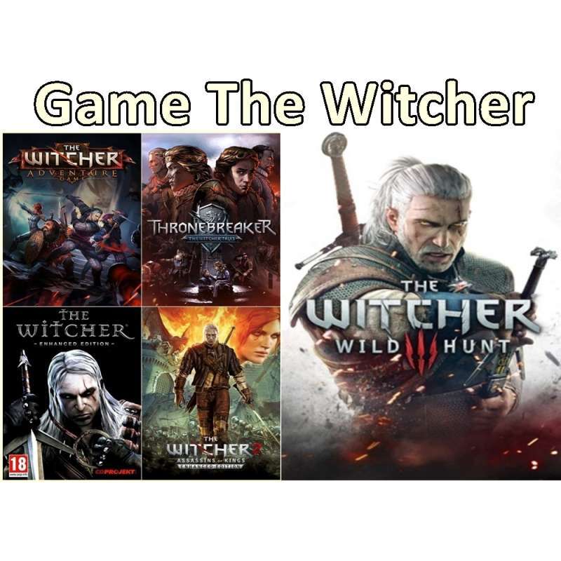 Promo The Witcher Game Paket Lengkap Semua Seri Untuk Pc Laptop - Witcher Adventure Diskon 33% ...