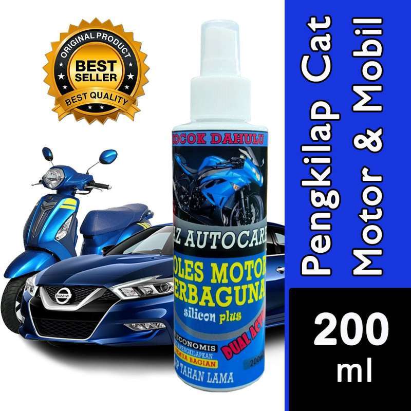 Promo Poles Pengkilap Motor dan Mobil botol spray 200ml - Pengkilap ...