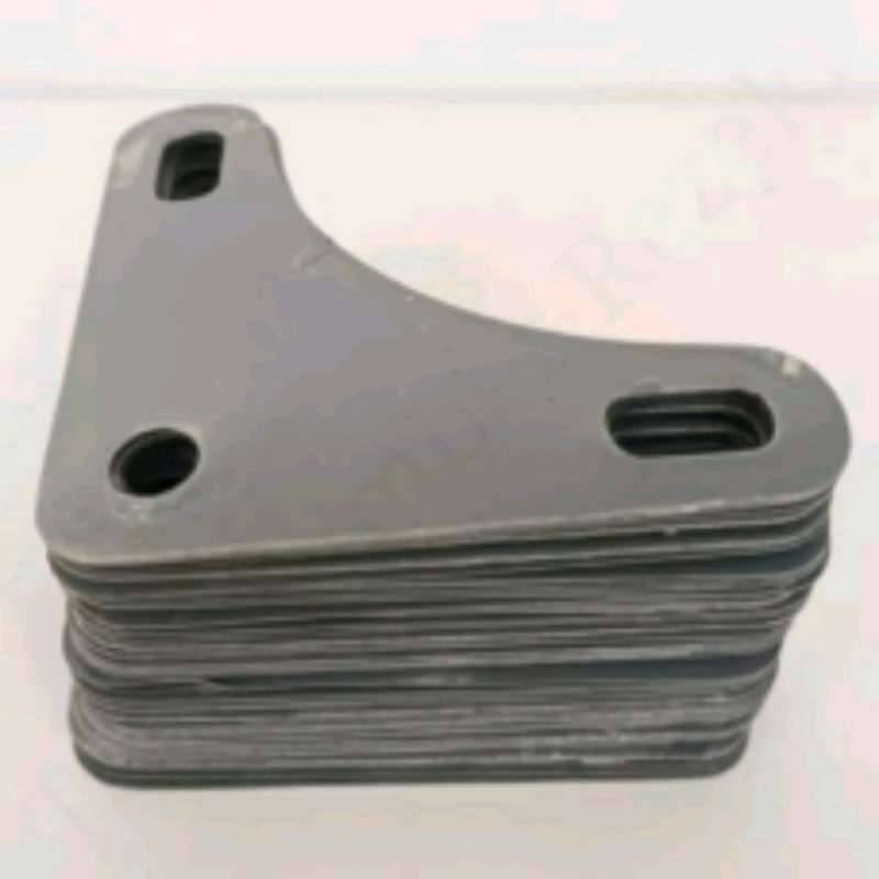Jual Siku Besi Rak Abu Plat Steel Rack Segitiga Penyangga Lubang Corner ...