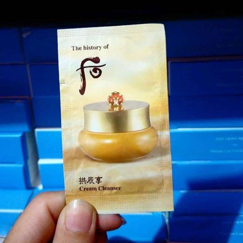 Promo [THE HISTORY OF WHOO] CREAM CLEANSER SAMPLE SACHET Diskon 15% di ...