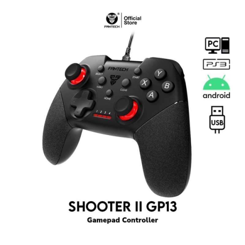 Promo Fantech Shooter Ii Gp13 Gaming Controller Gamepad Joystick Usb ...