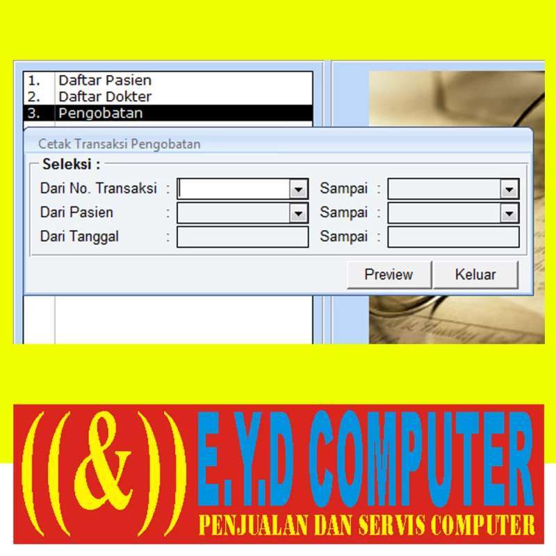 Jual Program Klinik Kesehatan All Pc Full Version Banyak Pc Aplikasi ...