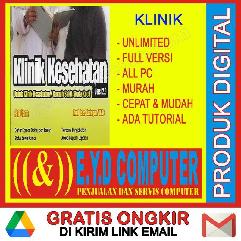 Jual Program Klinik Kesehatan All Pc Full Version Banyak Pc Aplikasi ...