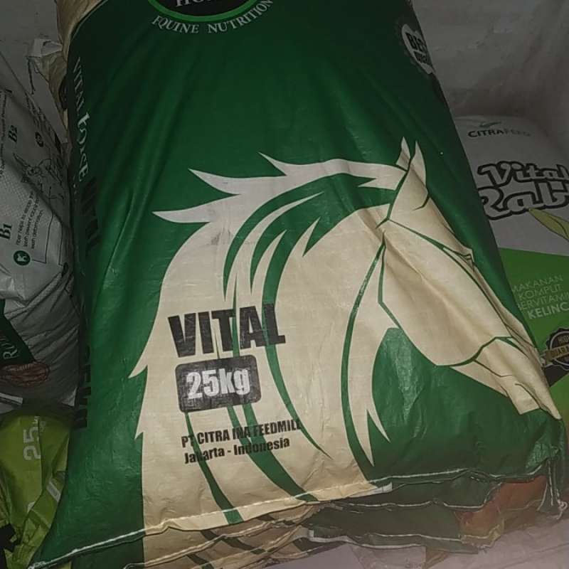 Promo Vital Horse Pelet Pakan Makanan Kuda - Alternatif Kelinci 25 Kg ...