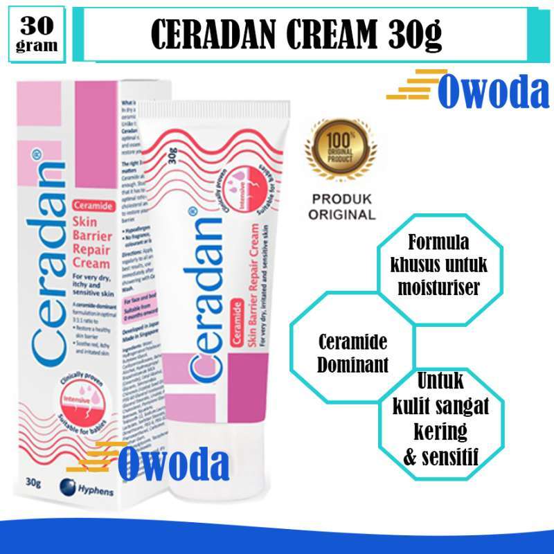 Jual Ceradan Cream Skin Barrier Repair 30 gram dan 80 gram di Seller ...