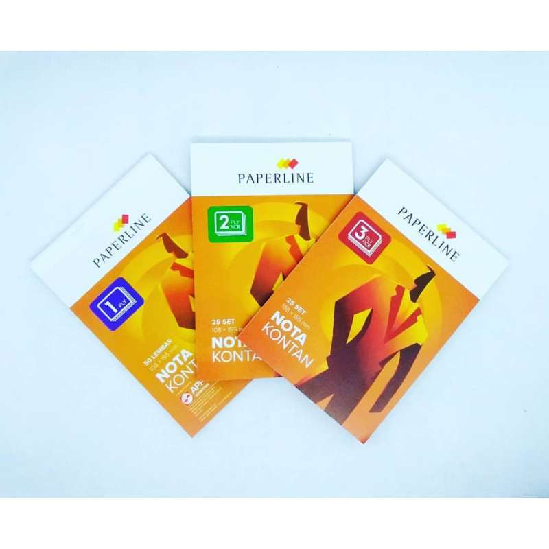 Jual [ Pack ] Buku Nota Kontan Besar - Paperline Rangkap 1 2 3 Ply ...