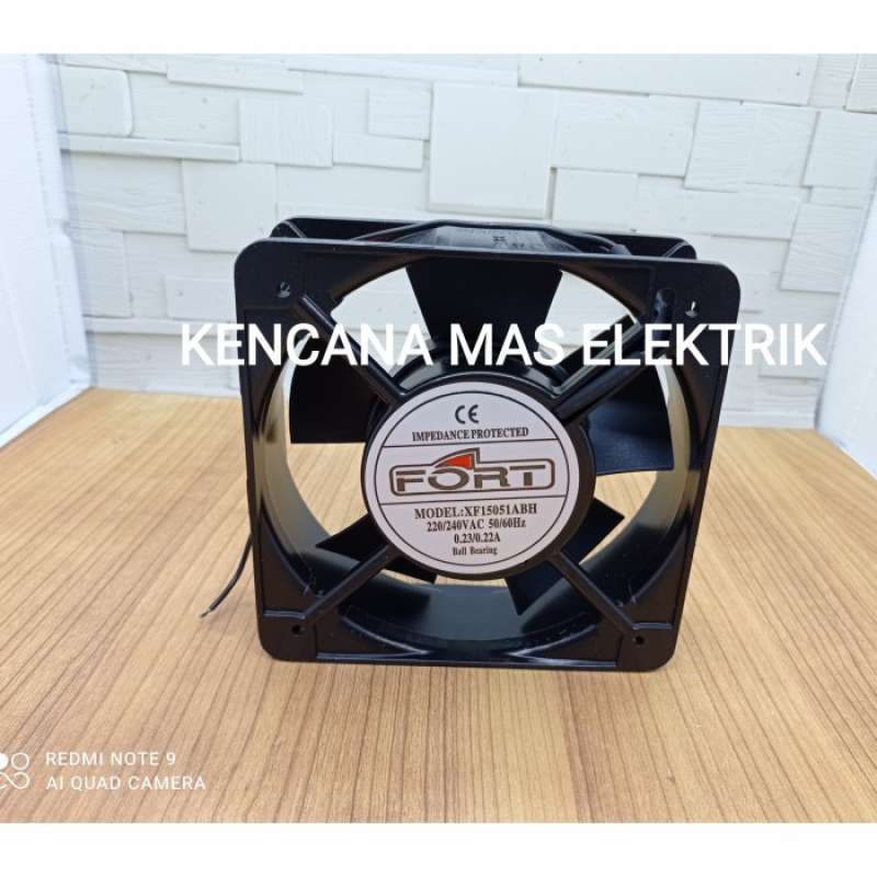 Promo Axial blower fan Fort 6 220v kotak XF15051ABH 15cm - Hitam Diskon ...