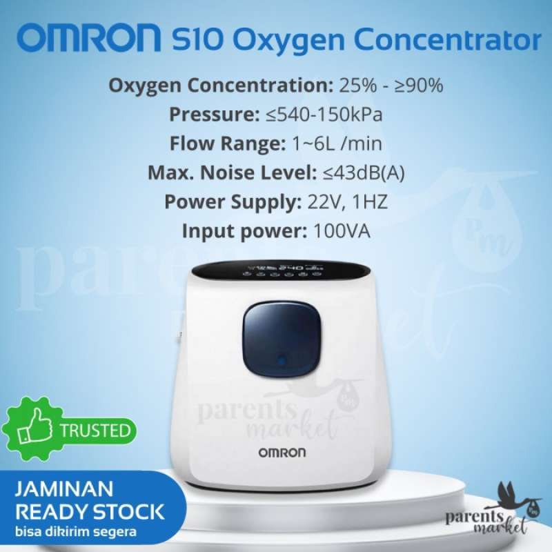 Jual Omron S10 Oxygen Concentrator + Nebulizer | Ready Stock Di Seller ...