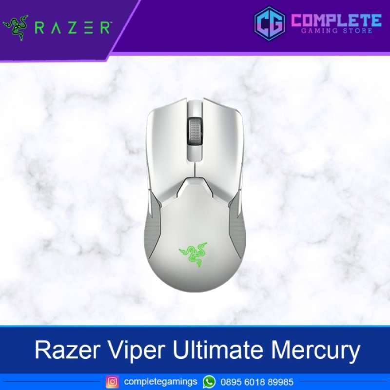 Promo Razer Viper Ultimate Mercury White Hyperspeed Wireless Gaming Mouse Diskon 17% di Seller ...