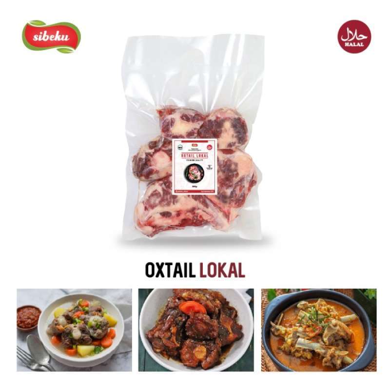 Jual Buntut Sapi / Oxtail Lokal Halal 500gr Frozen Food- Sibeku Di ...