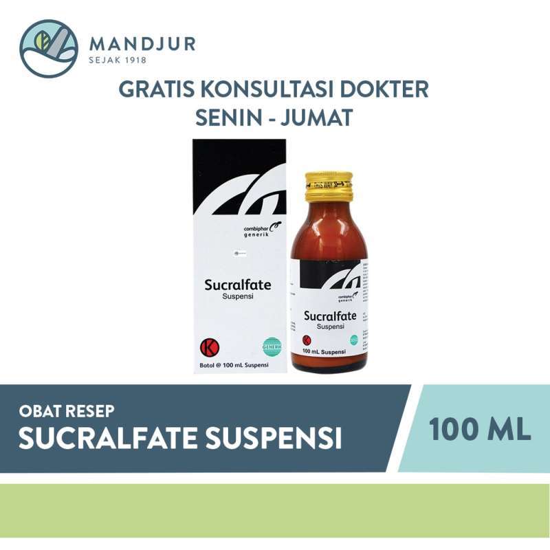 Jual Sucralfate Suspensi 100 Ml Di Seller Apotek Mandjur Official Store ...