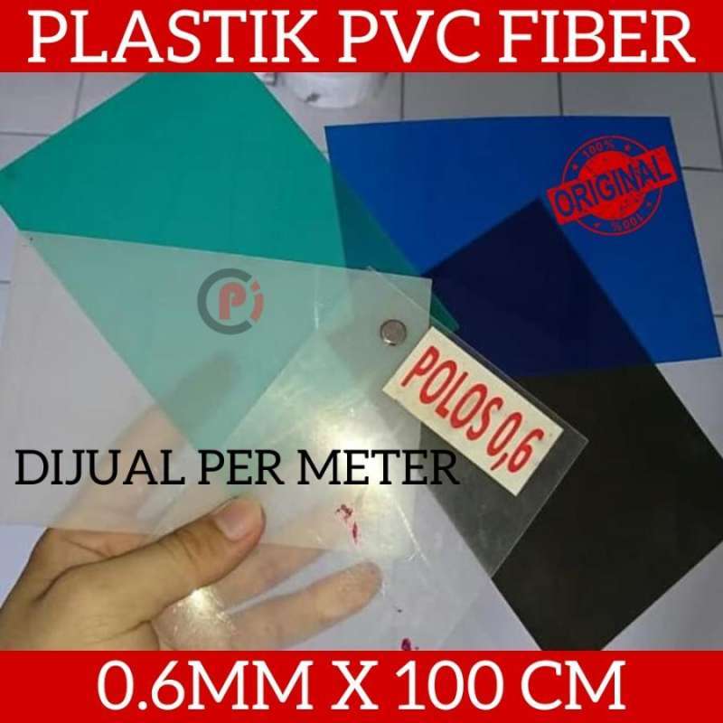 Jual Plat Plastik Fiber PVC Untuk Pelapis Pagar Polos Tebal 0.6mm Per ...