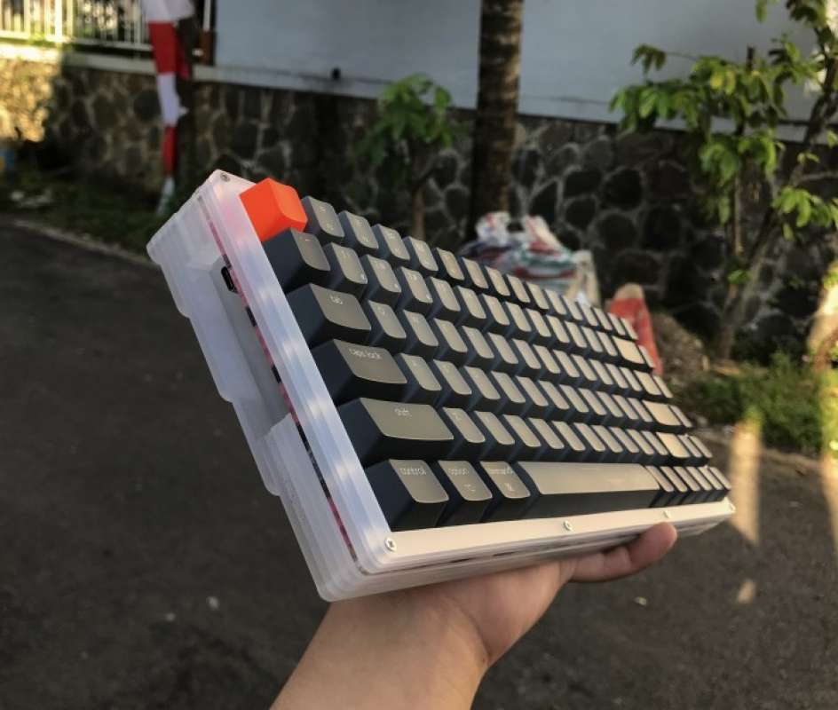 Jual Custom Case Acrylic Keychron K2 + Plate Mechanical Keyboard Di ...