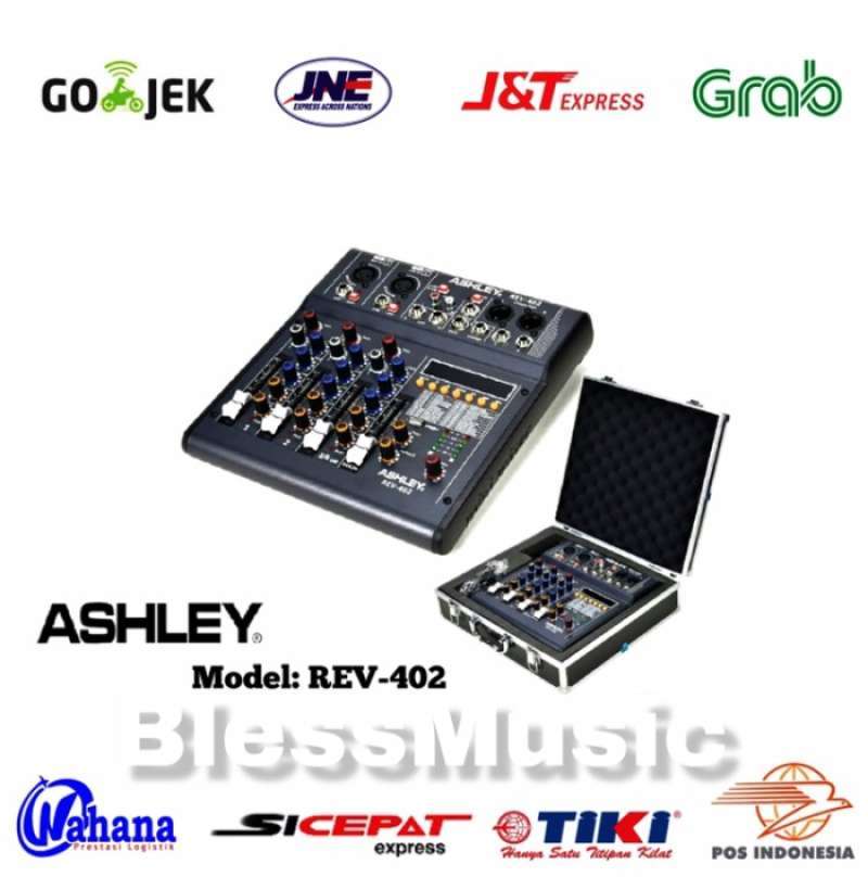 Jual Mixer Ashley Rev 402 Original Bluetooth 4 Channel Ashley Rev 402 ...