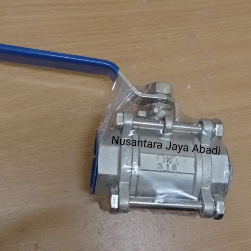 Jual Ball Valve Sankyo 3pc Drat Stainless Steel 1 1/2 Inchi - Stop Kran Di Seller Ksm Store ...