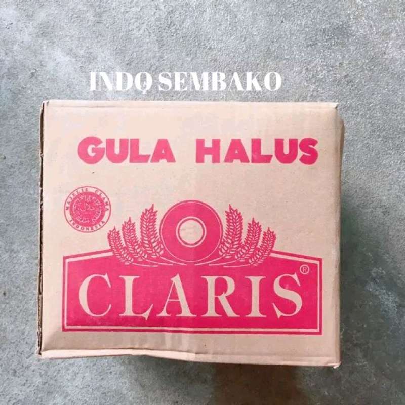Jual Gula Halus Claris 16x250g dus / Gula claris dus isi 16 / Gula ...