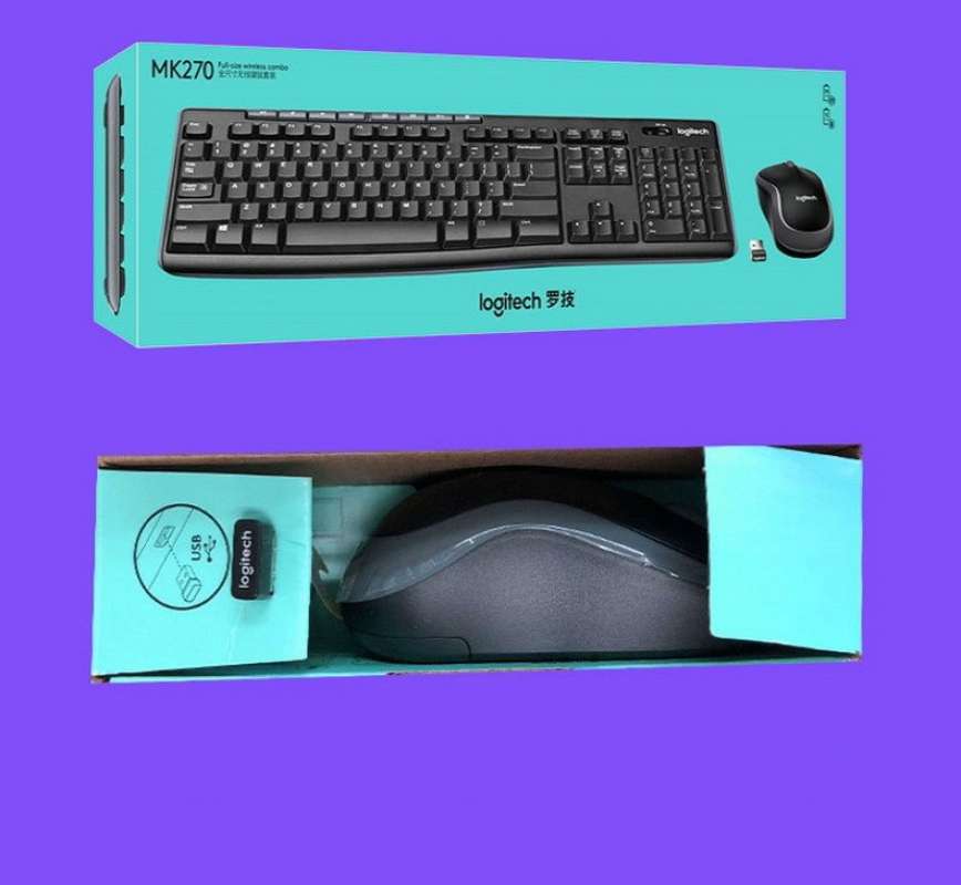 Jual Logitech MK270 Compact Combo Keyboard + Mouse Wireless LOGITECH ...