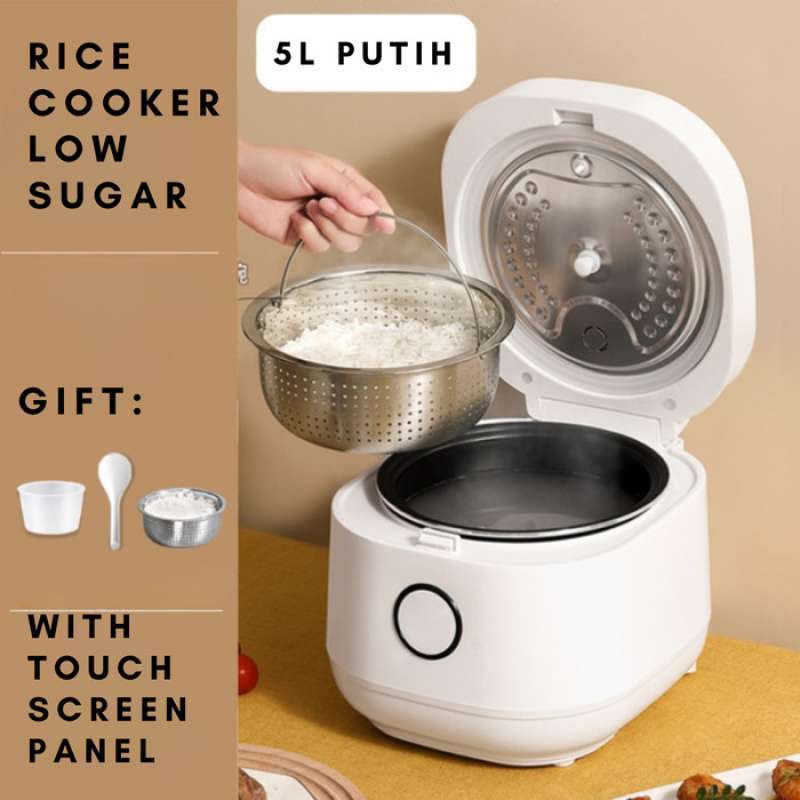Jual Rice Cooker Low Sugar 5l System Firewood (black Color) - Hitam Di ...