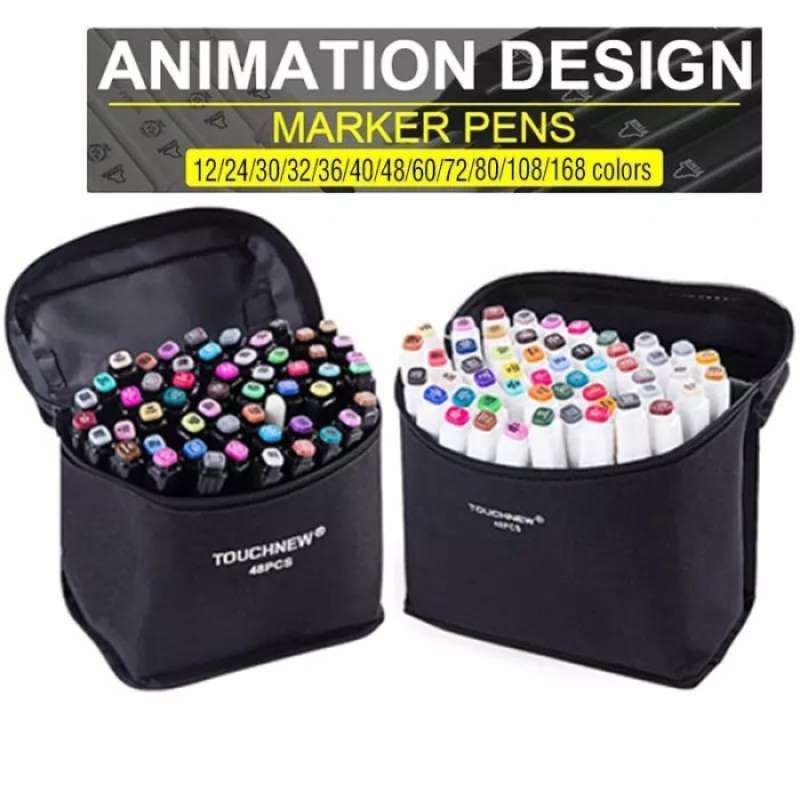 Jual Touchfive Marker 40 Pcs / Twin Marker Sketsa Drawing /animation ...