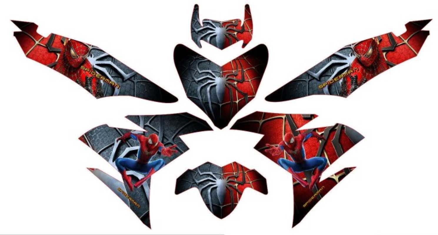 Jual Decal Full Body Stiker Motor Jupiter Mx King 150 - Spiderman ...