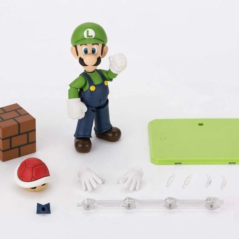 Jual Shf Super Mario Luigi Mainan Figure Luigi Mario Bros Di Seller ...