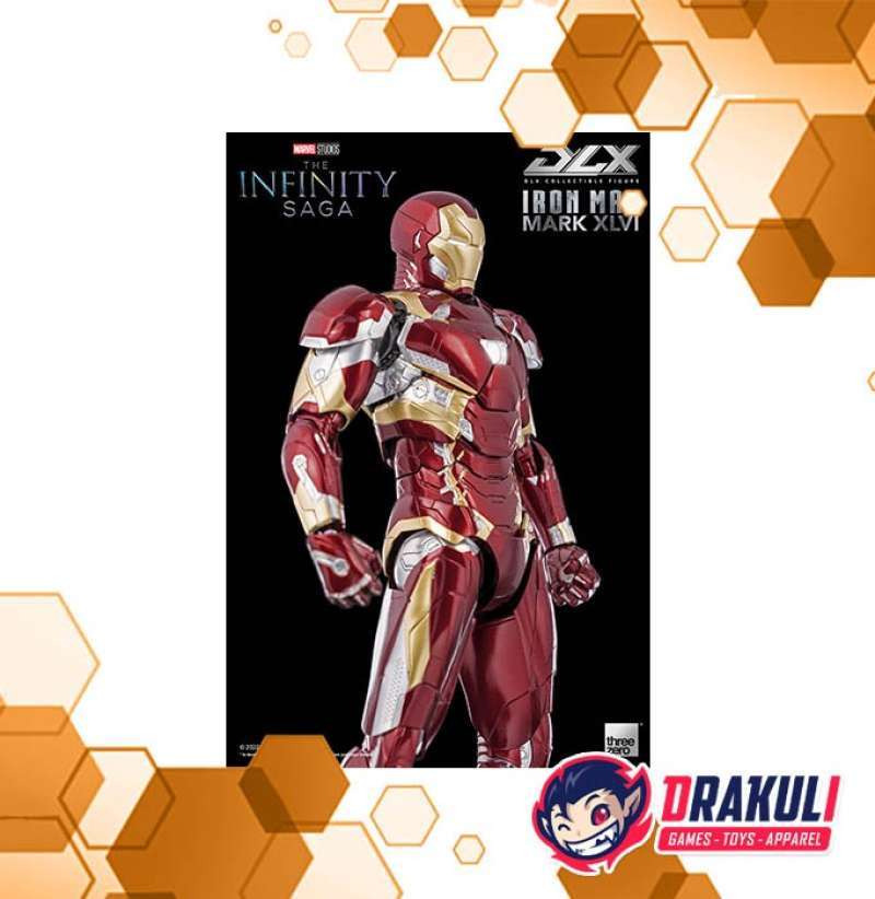Jual Threezero DLX Iron Man Mark 46 / XLVI The Infinity Saga di Seller ...