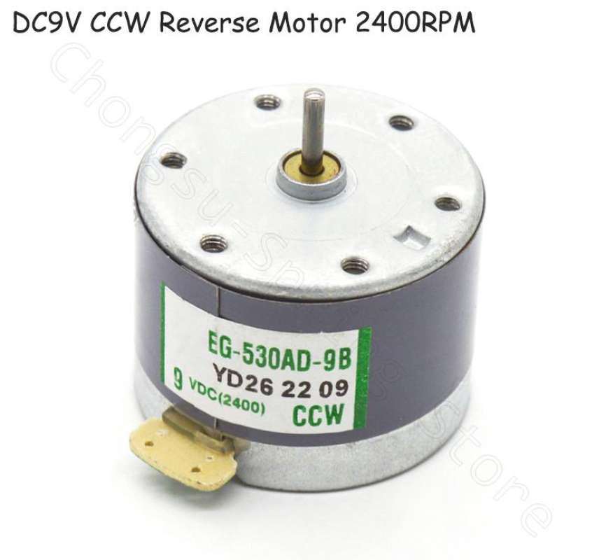 Jual Motor DC 6 9 12 V Dinamo 2400 RPM CCW Putaran Kiri Project ...