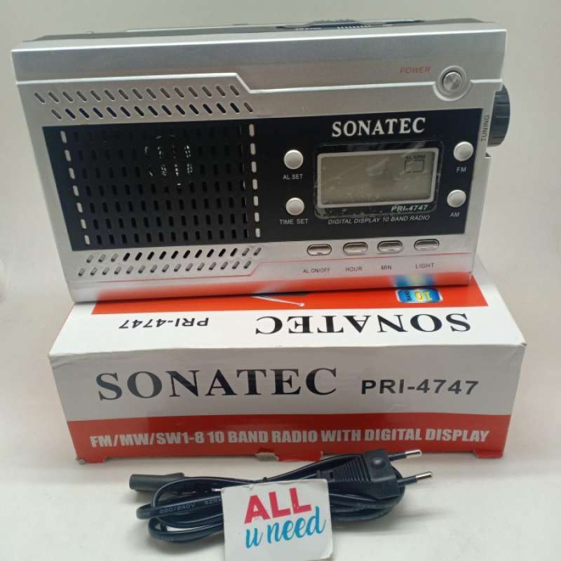 Promo Radio Jadul Am / Fm 10 Band Sonatec Pri-4747 / Radio Protable Sonatec Diskon 35% di Seller ...