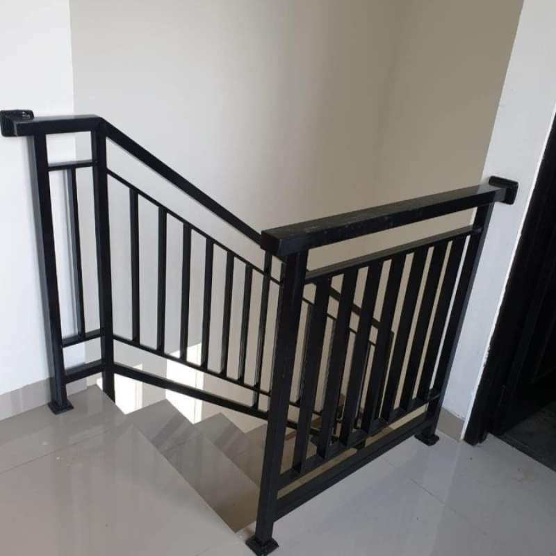 Promo Relling Tangga Besi Hollow Galvanis Relling Minimalis Diskon 6% ...