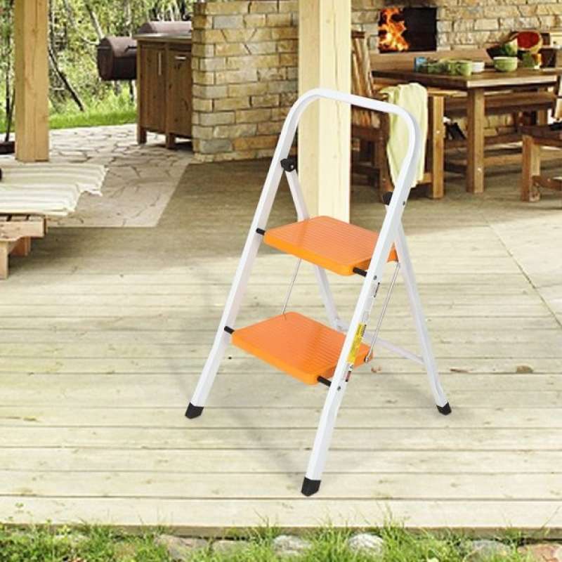 Promo Tangga Lipat Besi Dengan Step Lebar 2 Step / Tangga Duduk 0,5 ...