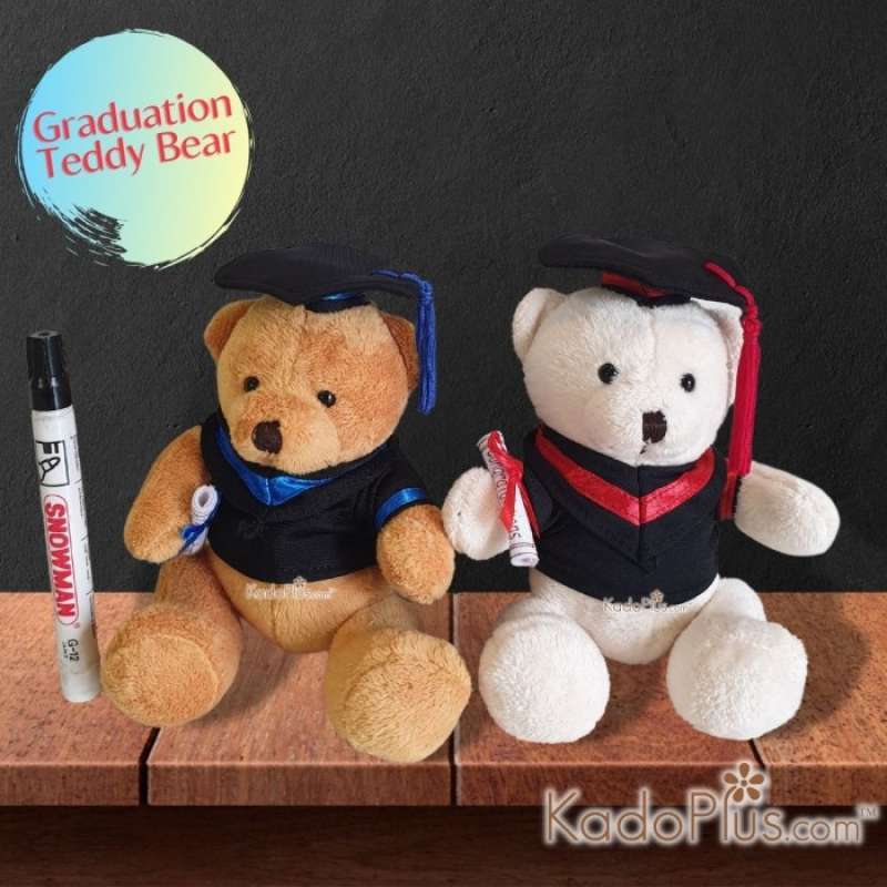 Promo Boneka Toga Teddy Bear Wisuda Graduation Diskon 23% di Seller ...