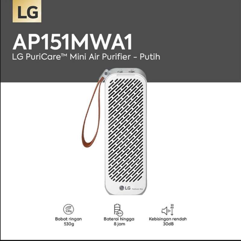 Promo Lg Puricare Mini Air Purifier - Ap151Mwa1 Putih Diskon 23% di ...