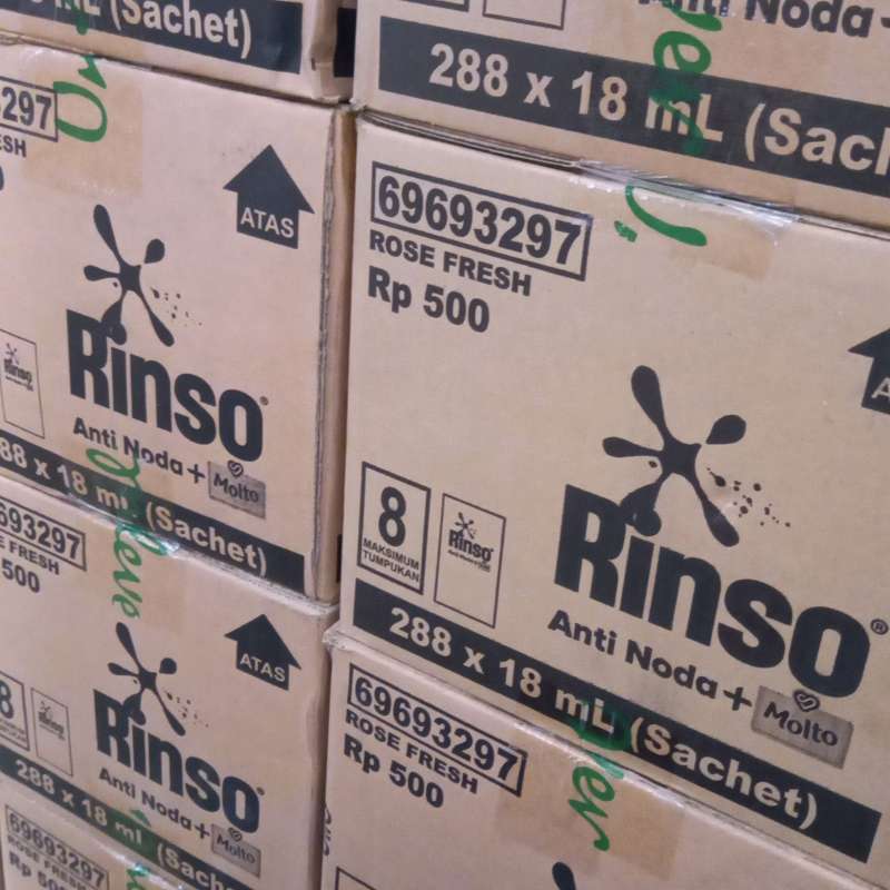 Jual Rinso Cair Sachet 500 1 Dus Termurah - Harga Grosir Terupdate Hari ...