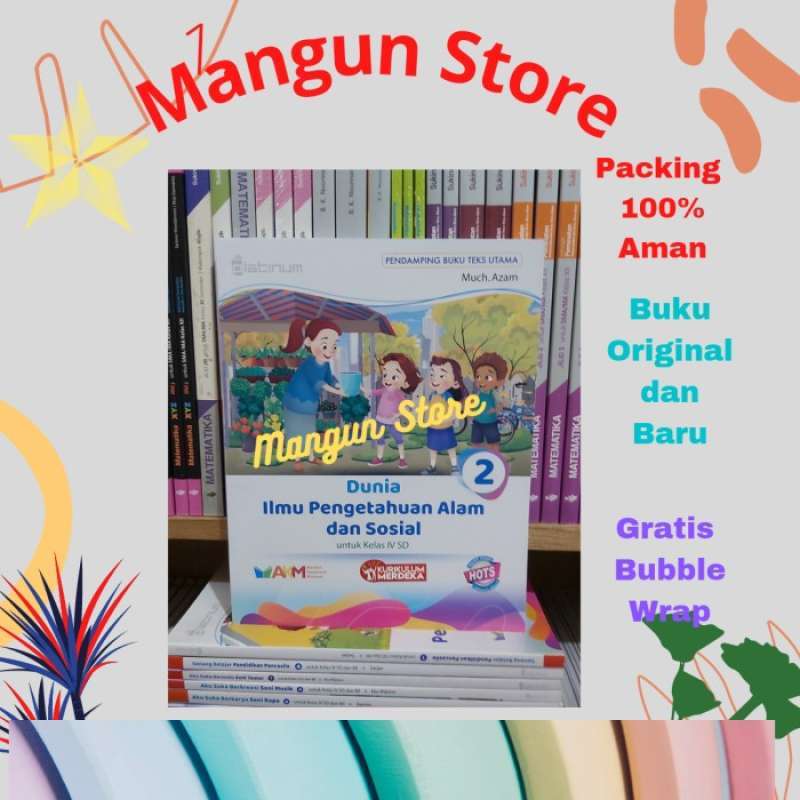 Promo BUKU DUNIA IPAS 2 SD KELAS 4 KURIKULUM MERDEKA PLATINUM Diskon 23 ...
