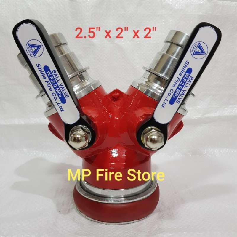 Promo Y Connection Hydrant 2 Handle Cabang 3 Way Pemadam 2.5 X 2 X 2 Inch Diskon 33% di Seller ...