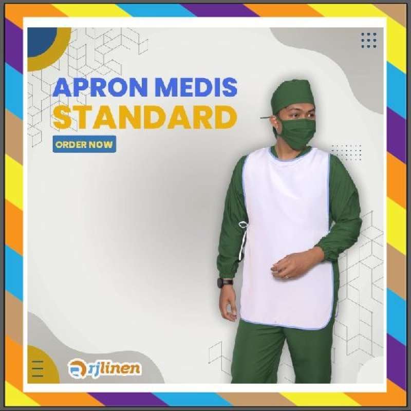 Jual Kain Medis Apron Standard Celemek Medis Apron Di Seller Anabel ...