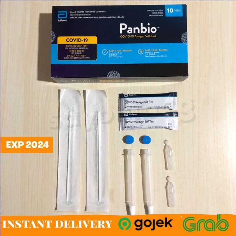 Jual Swab Test Abbott Panbio Nasal Antigen Singapore Kemenkes Ecer ...